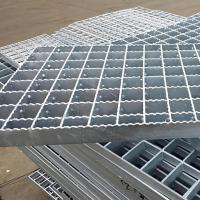 China Q345 Anti Slip Galvanized Steel Grating Roof Walkway Safety Grating Platform Panel for sale