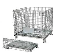 China Stainless Steel 316 Hot-Dip Galvanized Anti-Rust Wire Mesh Storage Cage 1200x800x1000mm for sale