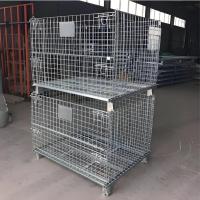 China 5.8mm Wire Gauge 1500kg Load Capacity Wire Storage Cage with 1000x200x840mm External Dimension for sale