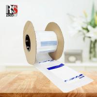 China Custom Printed LDPE Plastic Fan-Folded Perforated Pre-Opened On A Roll Poly Auto Bag for sale