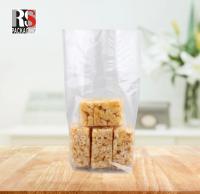 China Custom Baked Goods Square Bottom Bag Surface Printing Customized Logo for sale