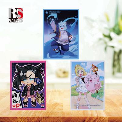 China Holographic Mtg Anime Card Holder Card Custom Protective Cover Matte Yugioh Card Holder for sale