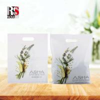 China Custom Print LDPE HDPE Die Cut Handle Carry Poly Grocery Supermarket Merchandise Gift Plastic Packaging Shopping Bag With LOGO for sale