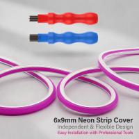 China 6mm DIY Bendable Flexible LED Neon Strip Cover with 14 Colors Available for Bar, Car, Outdoor, Home Decoration for sale