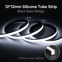 China 12m × 12m Warm White 3000K IP65 Waterproof LED Neon Rope Light Flexible Silicone Neon Strip for Outdoor Use for sale
