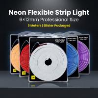 China 12V High Brightness LED Neon Light Strip with IP65 Waterproof and Flexible Silicone for Outdoor Signs and Decor for sale