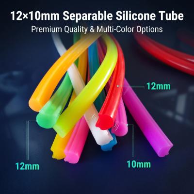 China 2nd Generation Neon Silicone Sleeve 12mm Split-Type Flexible Light Guide Tube for Custom Shaping in Outdoor Advertising for sale
