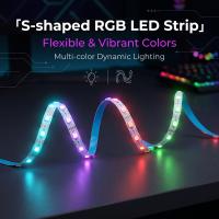 China RGB S-shaped LED Strip for LED Channel Letters, 12V/24V Bendable Color Changing Neon Light, Indoor Flexible S Curve Light Strip for sale