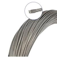 China Compliant With API Drilling Galvanized 6X19 + FC Line Contact Sand Line Steel Wire Rope for sale