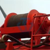 China 5T 10T Oilfield Explosion Proof Pneumatic Motor Power Winch Hand Brake Pneumatic Air Winch for sale