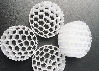 China Activecell Biotube MBBR Plastic Filter Media White Color 800m2/M3 for sale