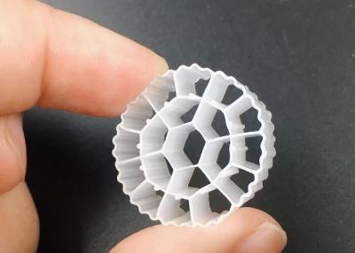China 19 Holes 25x10MM MBBR Media For Industrial Waste Water Treatment for sale