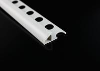 China PVC Tile Trim Outside Corner Bead 6mm Height Corner Guard Rust Proof for sale