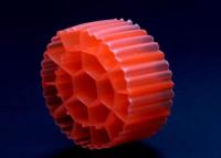 China Saving Space Red Floating Filter Media K3 Filter Media Shock Resistance for sale