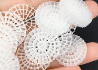 China Pond Biomass Carrier K3 Mbbr Media For Biological Filtration 25*4mm biopipe IFAS water treatment white color HDPE for sale