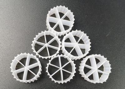 China MBBR BIOCELL  hydroponics sewage treat 6 rooms 16*10mm white color uvioresistant long life span filler carrier for sale