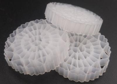 China Hdpe Eco Friendly MBBR Bio Carrier 25*5mm Activity Floating Biomass Balls for sale