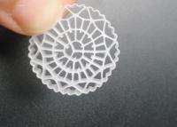 China high surface area UV Resistant mbbr bio media shrimp aquaculture COD BOD removal 25*5mm hdpe white color biochips for sale