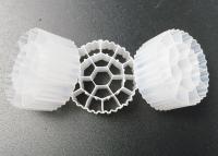 China 19 Holes 25*10mm White Biomass Filter Carrier UV Resistant Biofilm Media for sale