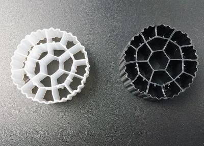 China Plastic K1 & K3 Bioball Filter Media Hdpe 25*12mm Ras White Color Bio Carrier for sale