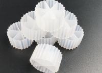China 100% Virgin HDPE Bio Filter Media White Color For Waste Water Treatment for sale