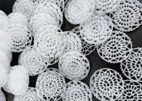 China 100% Virgin HDPE FDA Safty White Nature Color MBBR Filter Media for sale