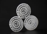 China Virgin HDPE Material MBBR Bio Media White Color And 25*4mm Size High Surface Area MBBR for sale