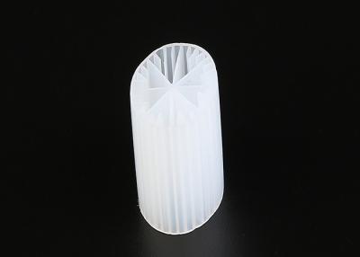 China 15*15mm Size MBBR Bio Media Virgin HDPE Material White Color For Anaerobic Tank for sale