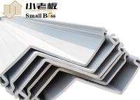 China Grey Color Vinyl PVC Sheet Pile Customized Flood Protection Z Type Extrusion for sale