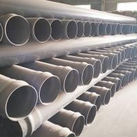 China China Suppliers 8 Inch PVC U Pipe Thin Wall Large Diameter UPVC Pipe for Water Supply 1.0Mpa for sale