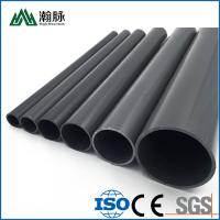 China China Suppliers 8 Inch PVC U Pipe Thin Wall Large Diameter UPVC Pipe for Water Supply 1.0Mpa for sale