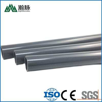 China UPVC Pipe Black Color Extra Large DN20-DN630 PN6.3-PN25 for Water Supply Drainage for sale