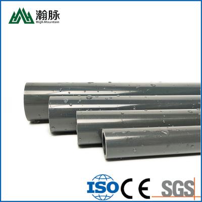 China UPVC Pipe 150mm Bore Hole for Water Supply PN16 160mm Outer Diameter for sale