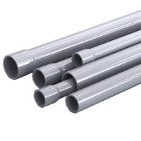China Grey PVC U Pipe 125mm Diameter 8 Inch PN16 for Water Supply Durable Corrosion Resistant for sale