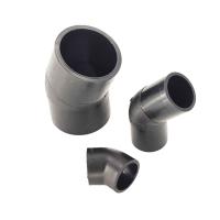 China HDPE Pipe Fittings Elbow Connector DN20-DN1600 PN6-PN20 High Density Polyethylene for sale