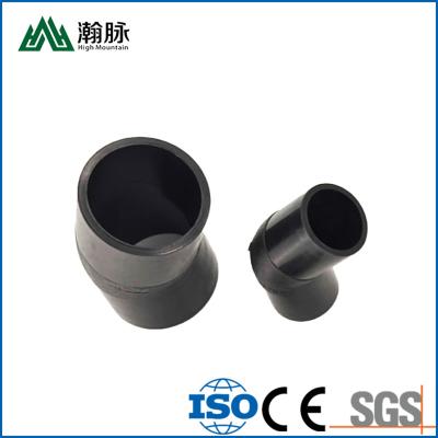 China Customizable HDPE Pipe Fittings Flexible Elbow PE Fittings for Water Irrigation DN20-DN1600 for sale