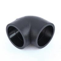 China Customizable HDPE Pipe Fittings Flexible Elbow PE Fittings for Water Irrigation DN20-DN1600 for sale