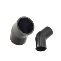 China HDPE Pipe Fittings 45 Degree Elbow Socket Fusion Fittings DN20-800mm SDR9 SDR11 SDR17 for sale