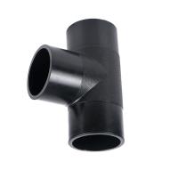 China HDPE Pipe Fittings Hot Melt Tee Reducer for Sprinkler Irrigation System DN20-DN1600 for sale
