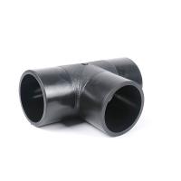 China HDPE Pipe Fittings Hot Fusion Tee for Water Supply and Drainage DN20-DN1600 PN6-PN20 for sale