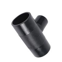 China HDPE Pipe Fittings Hot Fusion Tee for Water Supply and Drainage DN20-DN1600 PN6-PN20 for sale