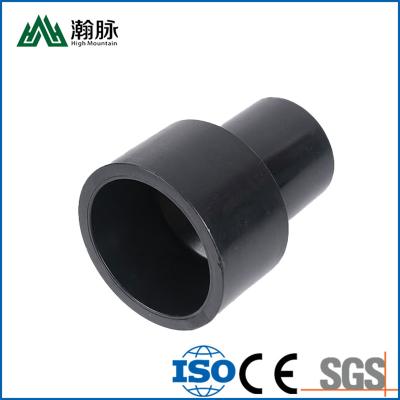 China HDPE Pipe Hot Melt Fittings Reducer 20-1600mm OD Water Pipe Joint for PN6-PN20 for sale