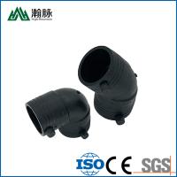 China HDPE Pipe Fittings Electric Smelting 45 90 Degree Elbow DN20-1600mm PN6-PN20 for sale