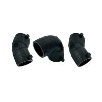 China HDPE Pipe Fittings Electric Smelting 45 90 Degree Elbow DN20-1600mm PN6-PN20 for sale