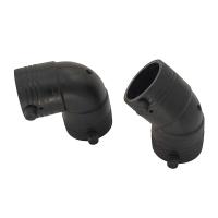China HDPE Pipe Fittings Electric Smelting 45 90 Degree Elbow DN20-1600mm PN6-PN20 for sale