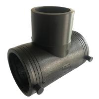 China Hdpe Pipe Fittings Electrofusion Reducing Tee Pe Tap Water Supply Pipe Joint for sale