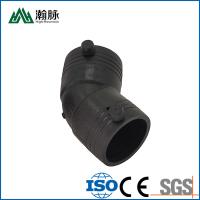 China Electrofusion Elbow HDPE Pipe Fitting Steel Wire Mesh Skeleton DN20-1600mm PN6-PN20 for sale