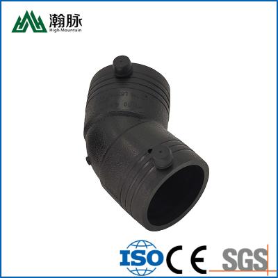 China Electrofusion Elbow HDPE Pipe Fitting Steel Wire Mesh Skeleton DN20-1600mm PN6-PN20 for sale
