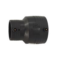 China HDPE Electrofusion Concentric Reducer Pipe Fitting SDR11 PN16 20mm to 160mm for sale