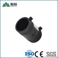 China HDPE Electrofusion Sleeve Straight Through Pipe Fittings Joint DN20-DN1600 SDR 9-26 for sale